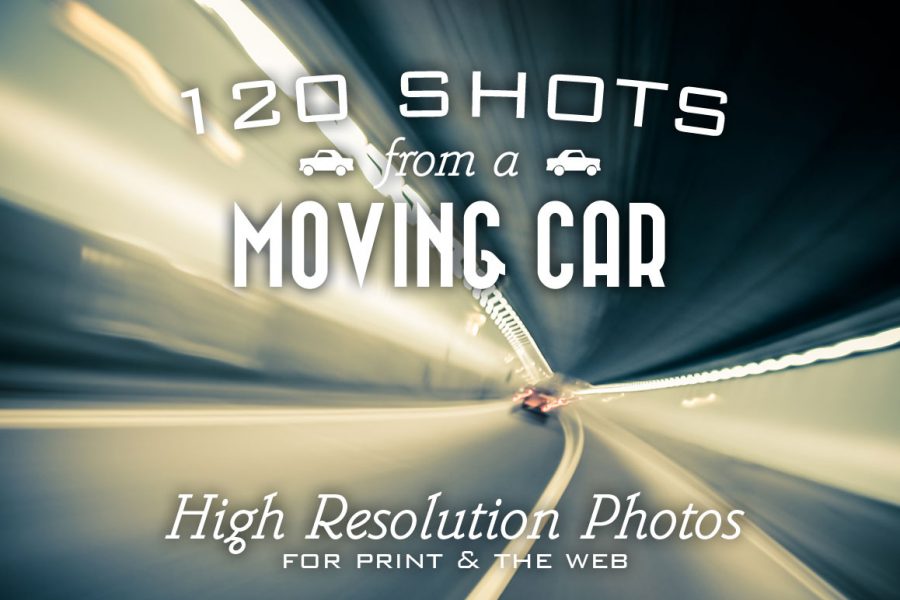 120 Hi-Res Shots from a Moving Car - Fresh Design Elements